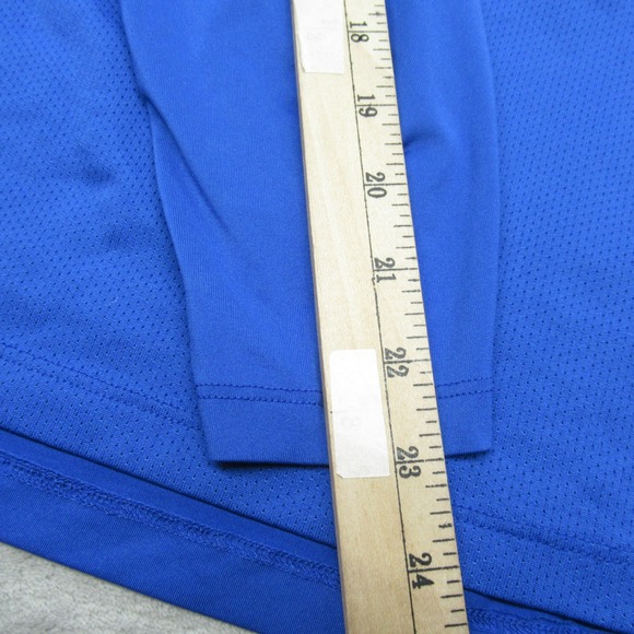 Nike | Shirts | Nike Pro Combat Shirt Mens Medium Blue Fitted Long ...